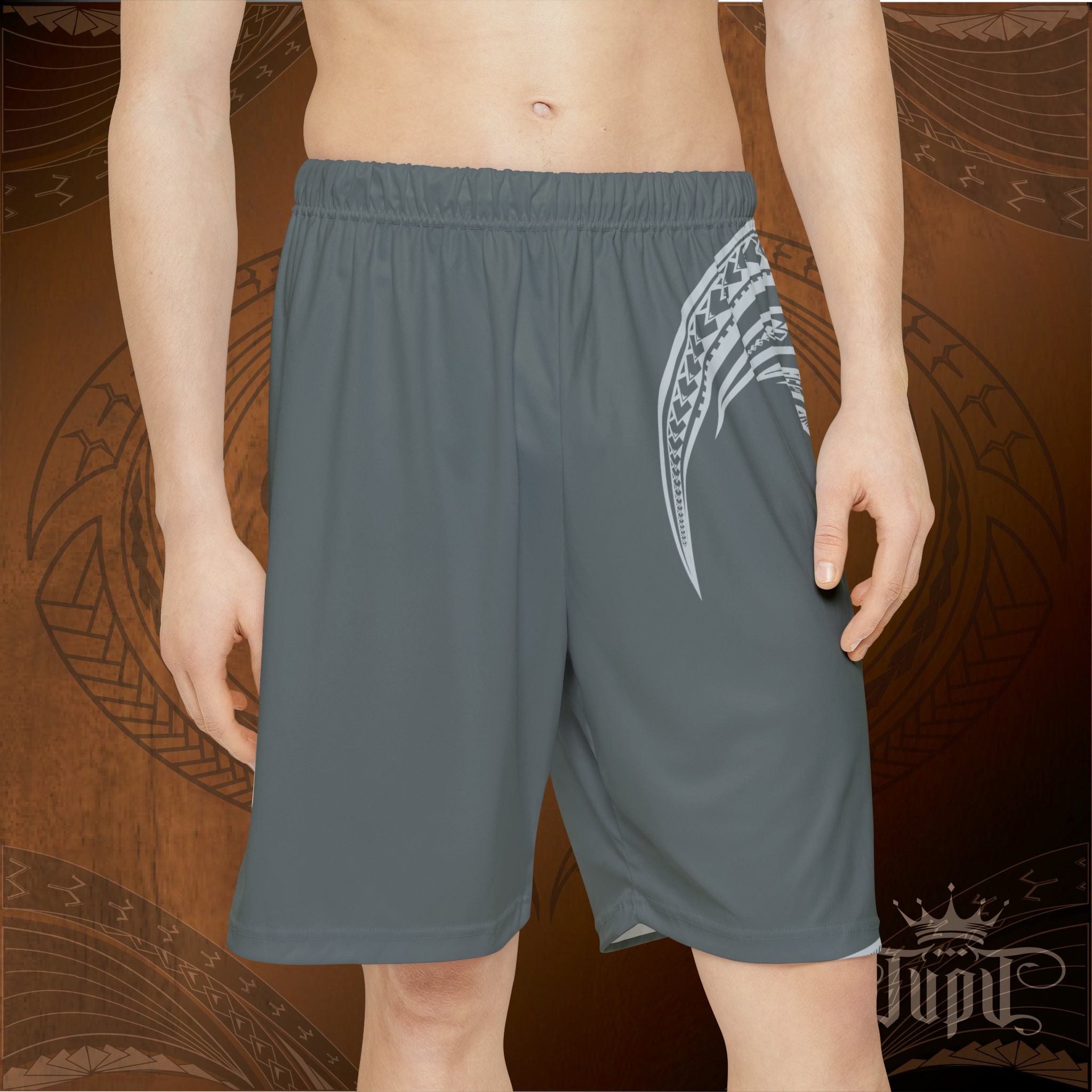 POLYNESIAN TRIBAL Mens Sports Shorts AOP Polynesian Shorts, Tribal ...