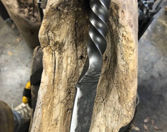 Hand Forged Railroad Spike Knife - Etsy