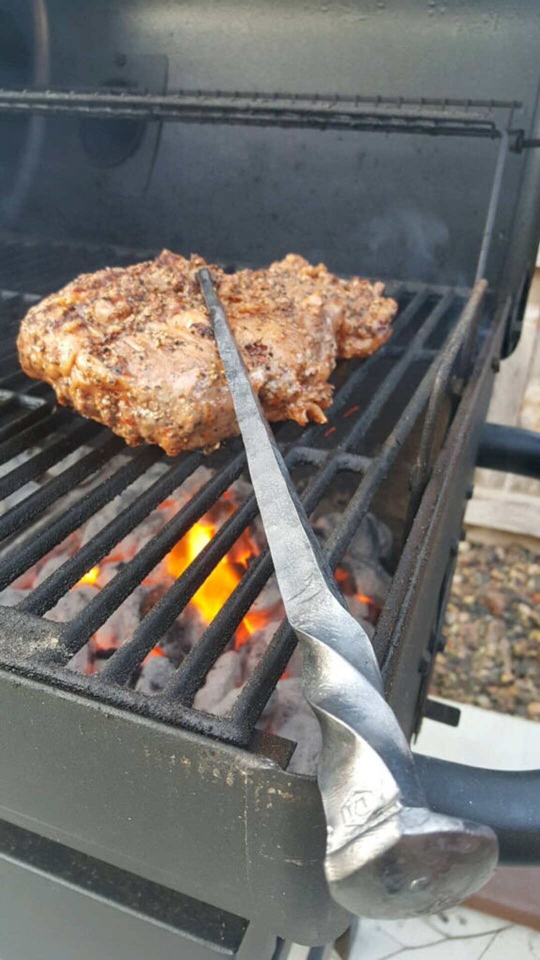 Steak Turner- Hand Forged From a Railroad Spike - Etsy
