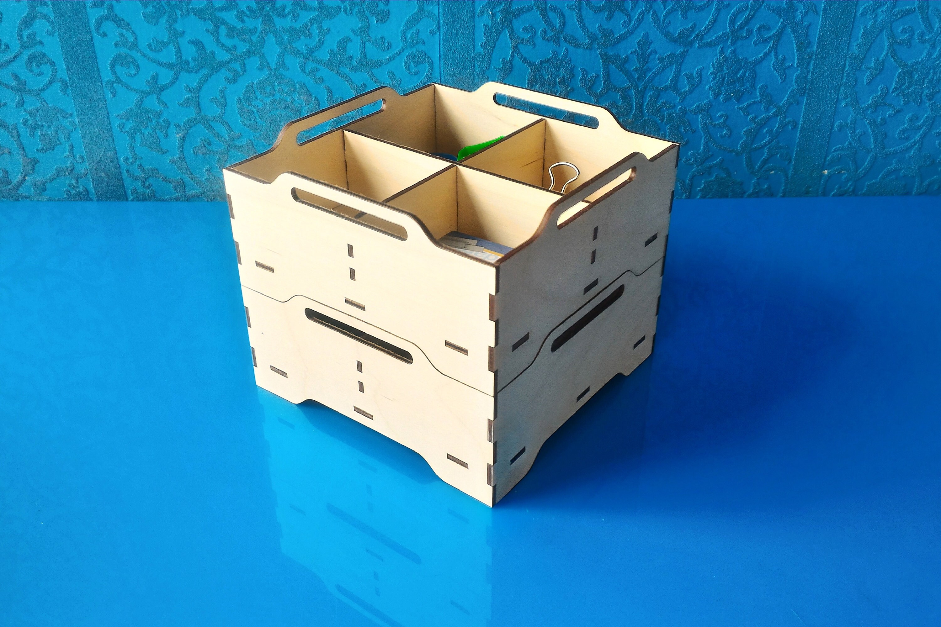 Laser Cut Stack-able Trays - 3 Variants- Vector Files - (digital ...