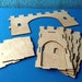 Laser Cut Castle Towers and Walls (digital Vector Files) DIY Toys ...