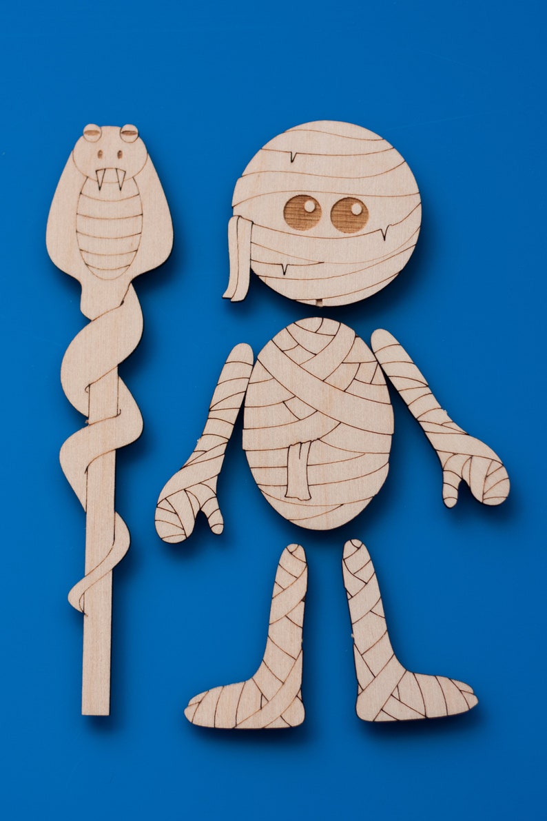 Mummy Paper Doll Craft Coloring Page instant Download - Etsy