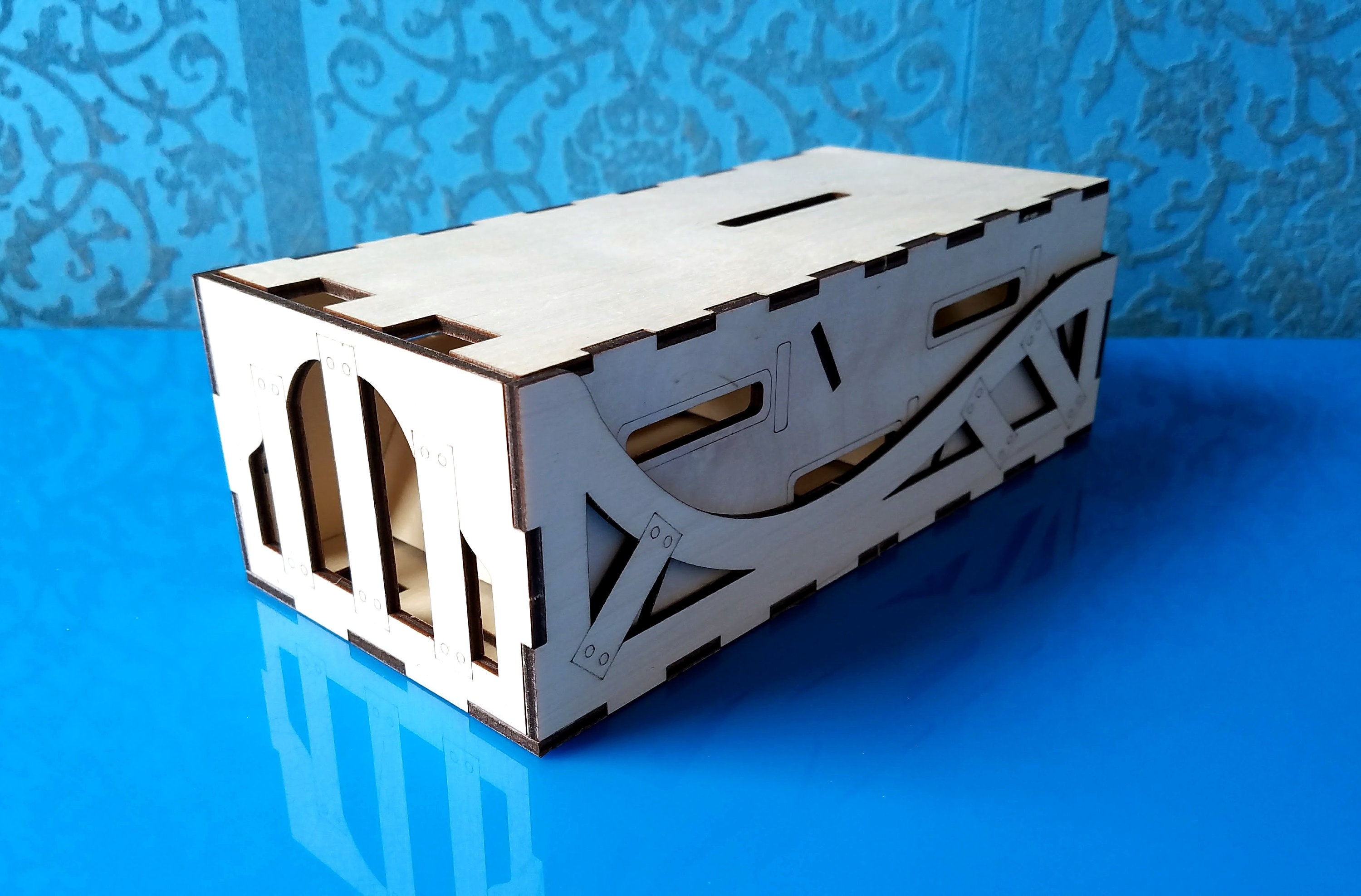 Laser Cut Dice Tower With Tray vector File Digital Download | Etsy