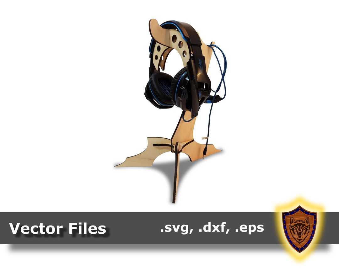 Laser Cut Headphone Stand - (vector File) Digital Download - Etsy