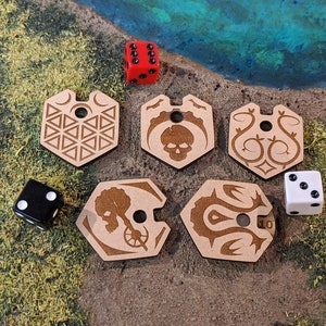 Laser Cut Counters & Trackers – Wounds, Score, Health (digital Download ...
