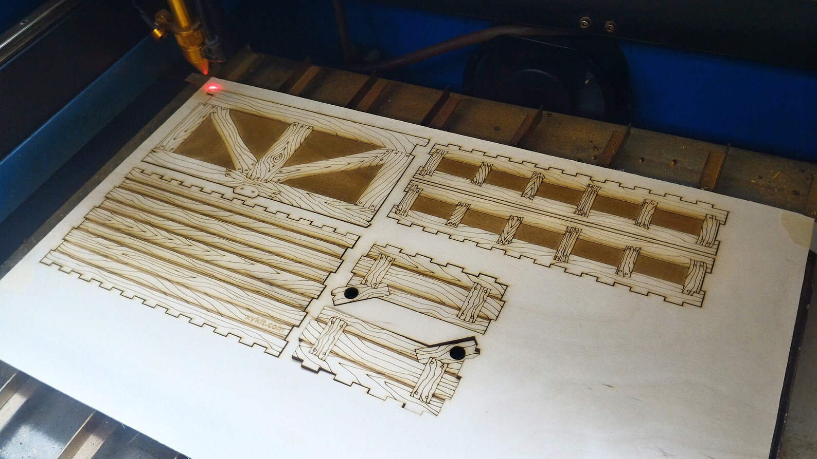 Laser Cut Pencil Box Crate With or Without Lid digital | Etsy