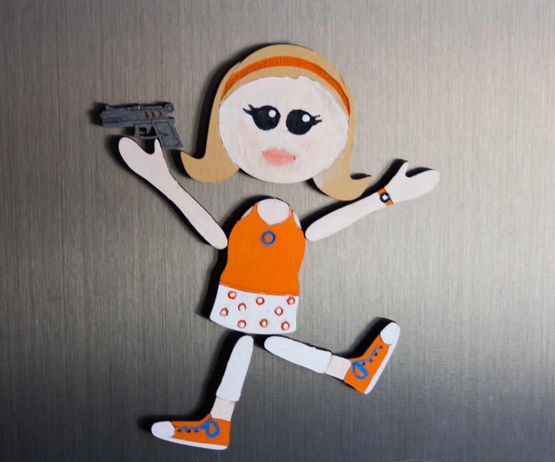 Spy Girl Paper Doll Craft Coloring Page Instant | Etsy