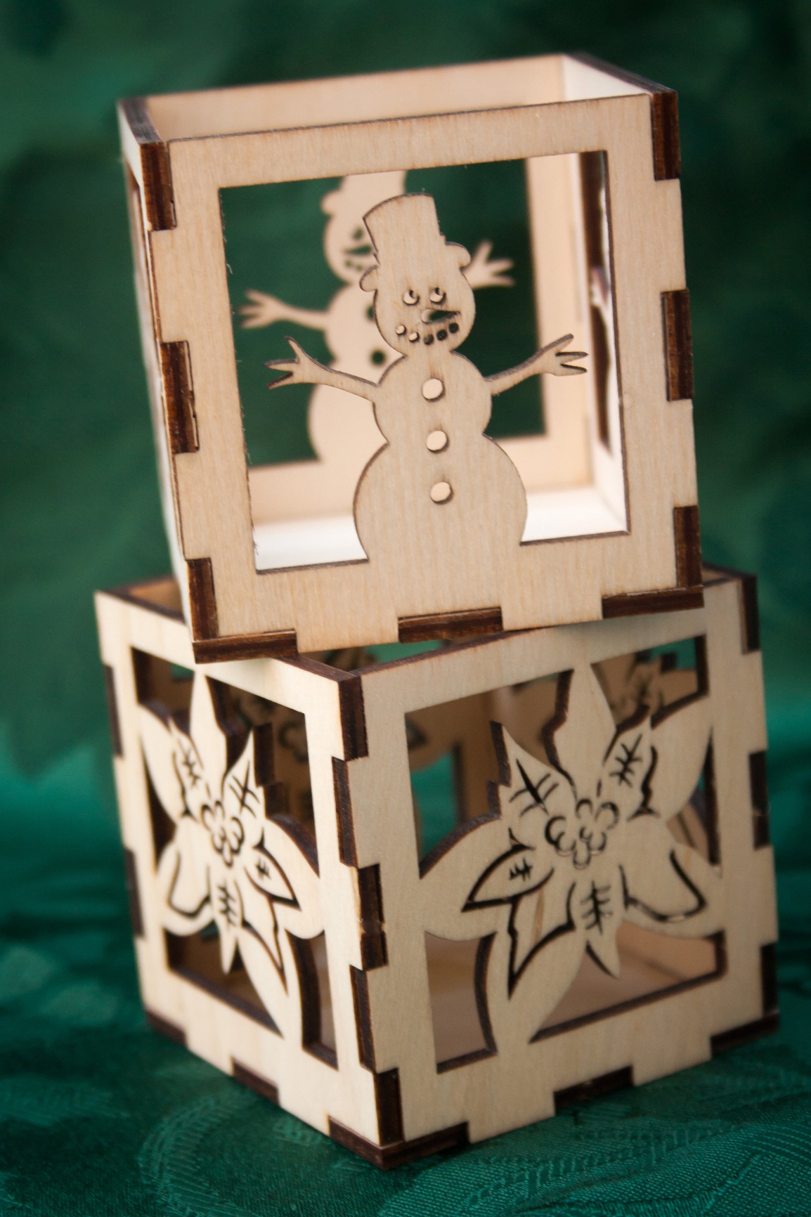 Laser Cut Christmas Luminaries 7 Designs Digital Files - Etsy