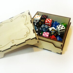 Laser Cut Dice Box – RPG Symbols, Slotted & Open (vector File) - Etsy