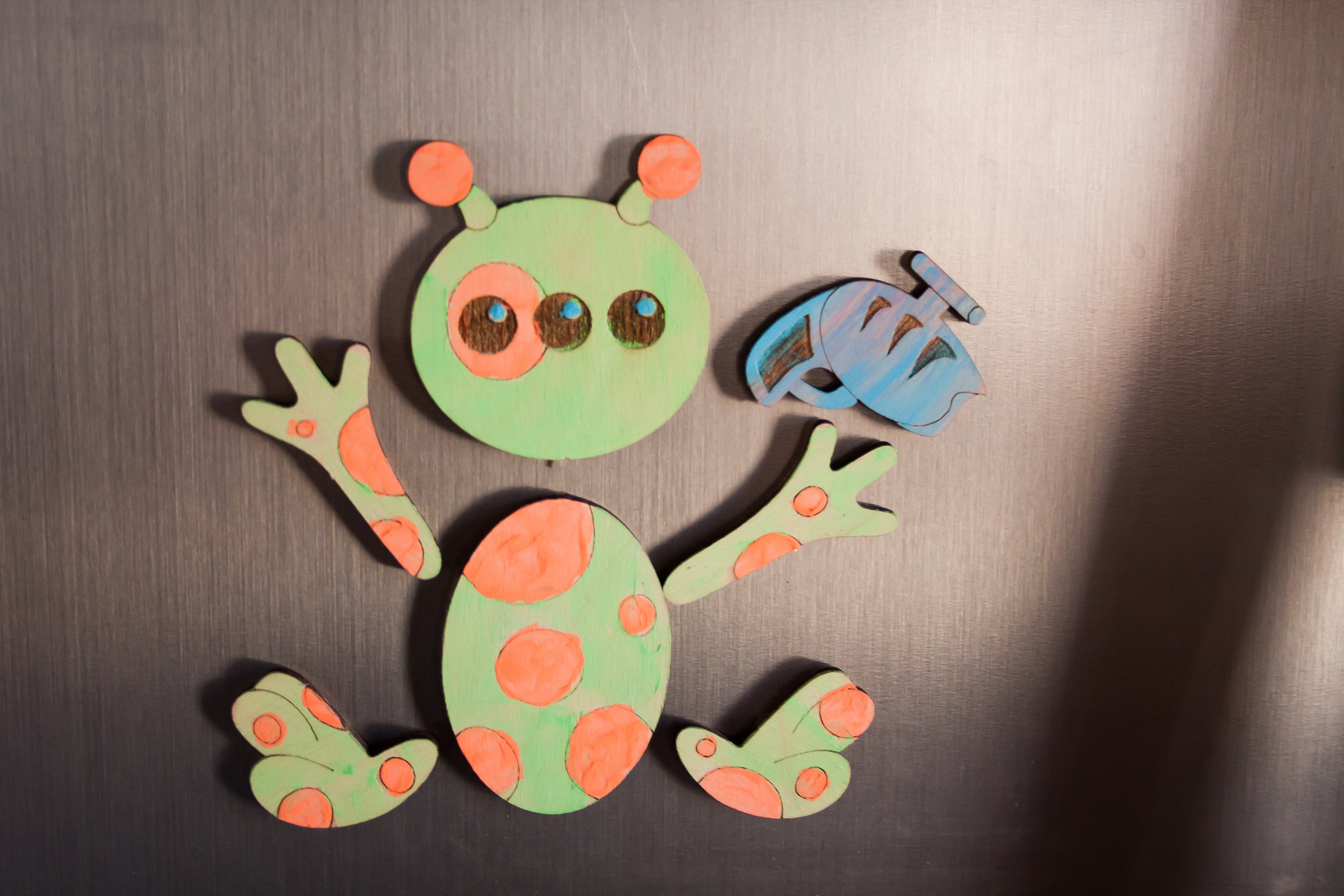 Alien Paper Doll Craft Coloring Page instant Download | Etsy