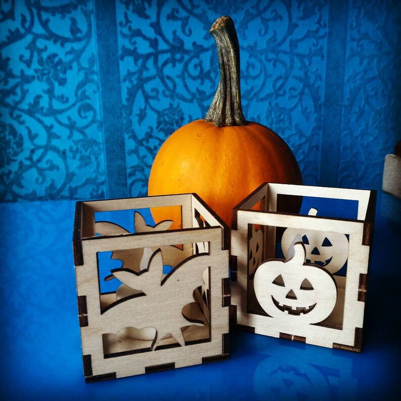 Laser cut Halloween Luminaries 3 designs Fichiers - Etsy France