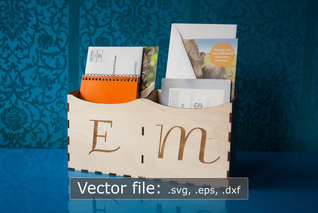 Laser Cut Mail Holder (vector File) Digital Download - Etsy