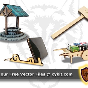 Laser Cut Stack-able Trays - 3 Variants- Vector Files - (digital ...