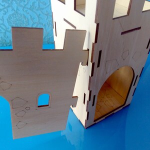 Laser Cut Castle Towers and Walls (digital Vector Files) DIY Toys - Etsy