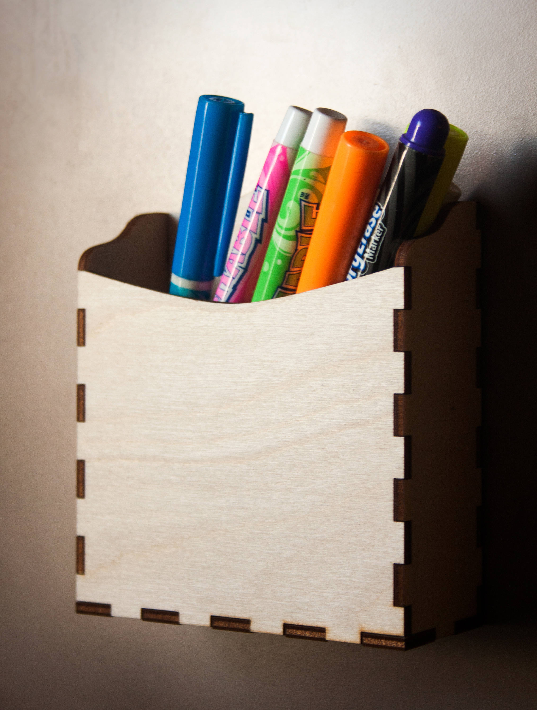 Laser cut pencil box digital vector file | Etsy