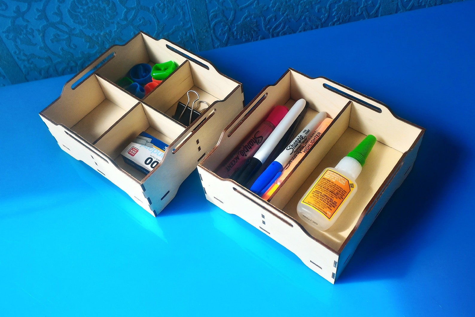 Laser Cut Stack-able Trays 3 Variants Vector Files - Etsy