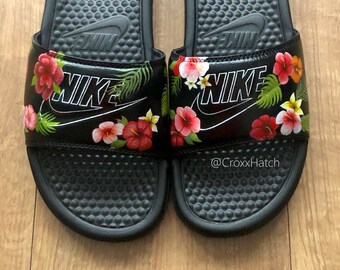Floral nikes | Etsy