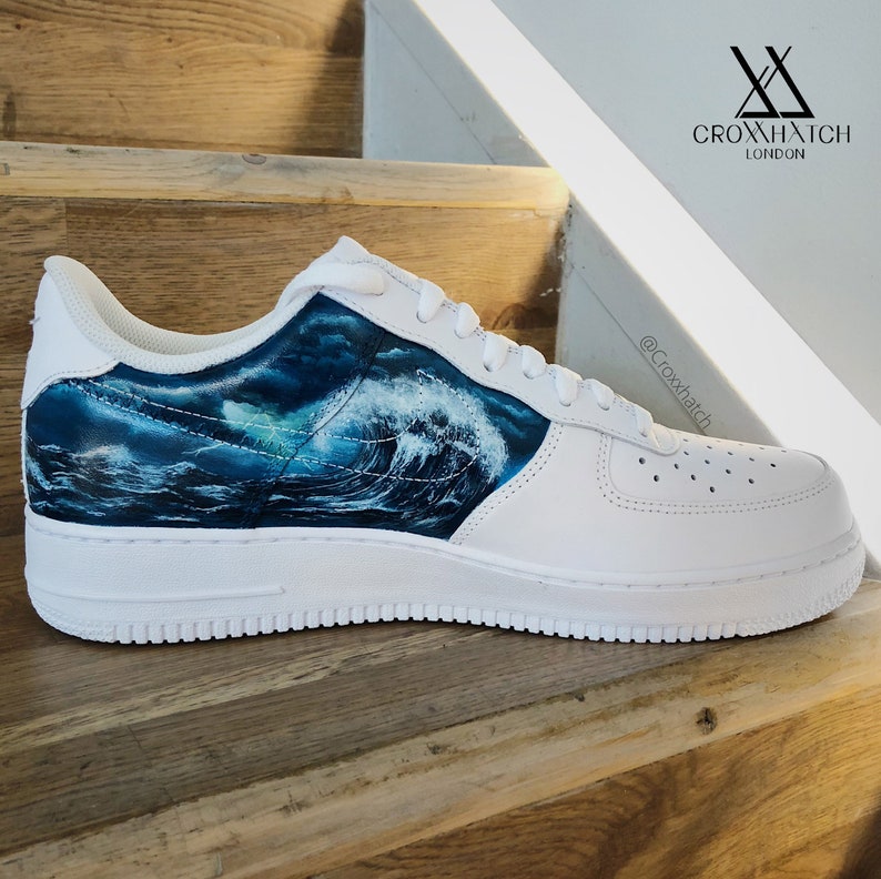 Storm Force I custom Nike Air Force 1 Custom Sneakers with | Etsy