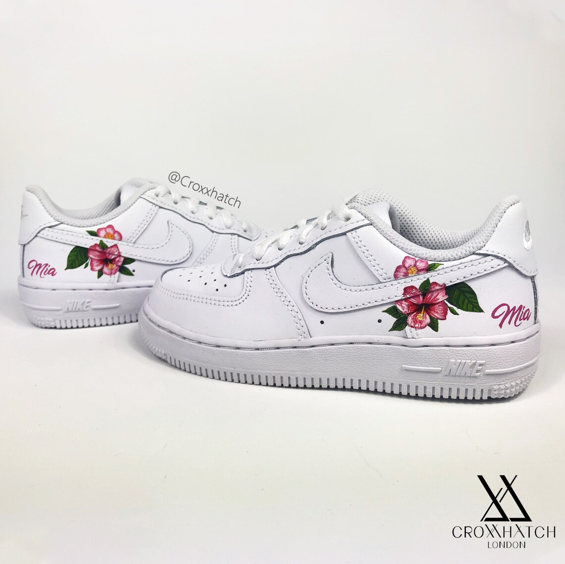 Flower Custom Air Force 1 Nike Sneakers Infant & Adult - Etsy