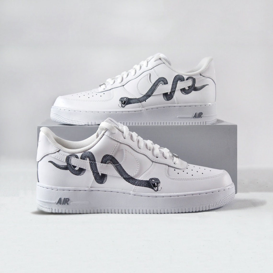Snake Air Force 1 Custom Sneaker Schuhe - Etsy.de