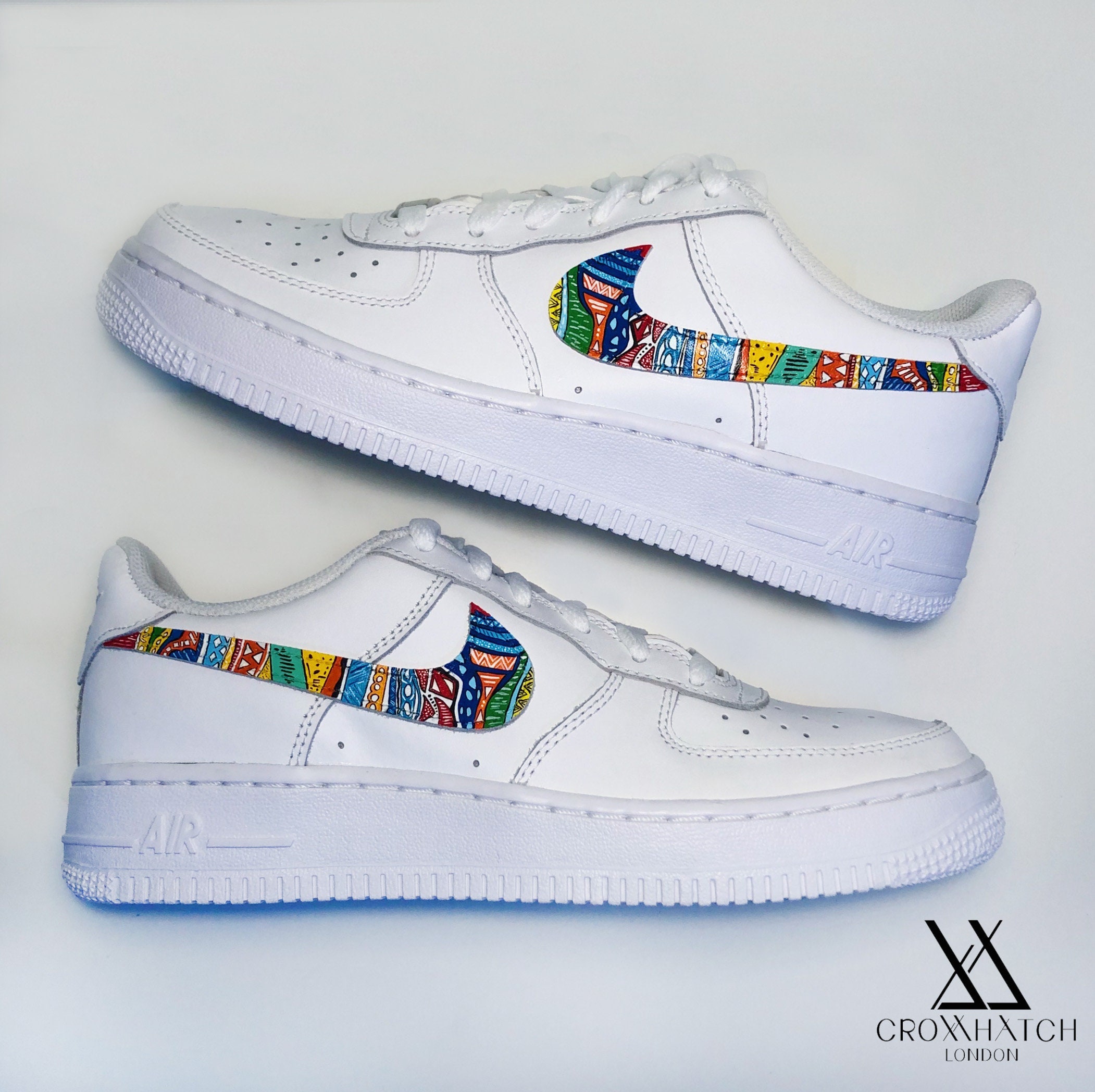 Coogi Swoosh Custom Air Force 1 Nike Sneakers - Etsy