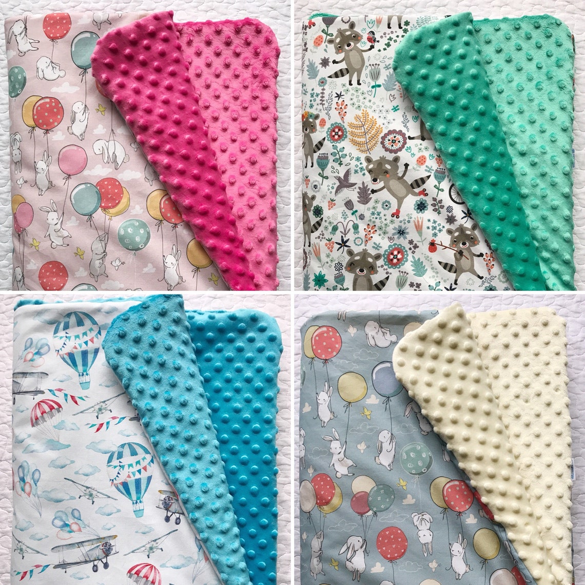 Nursery Minky Blanket, Hedgehog Bedding, Linen, Autumn Baby Blanket ...