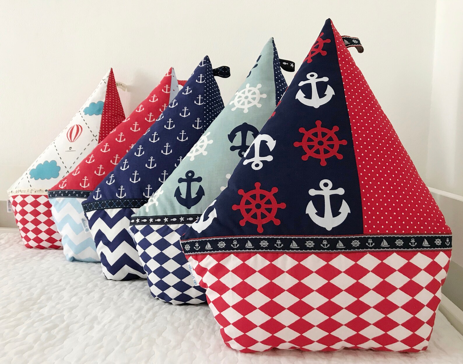 Ship Pillow for a Sailor Girl or Boy | Etsy