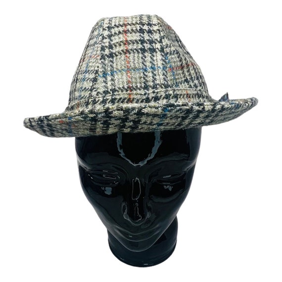 Donegal Handwoven Vintage Irish Tweed Wool Fedora Sty… - Gem