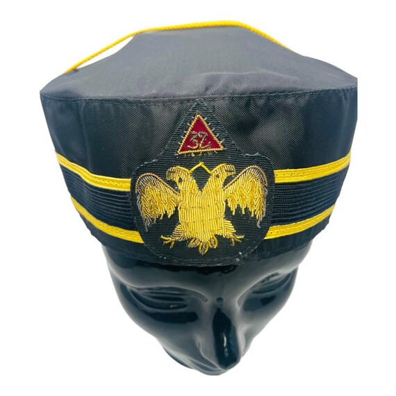 Masonic 32nd Degree Vintage Scottish Rite Cap - Gem