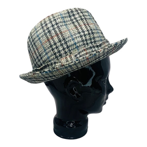 Donegal Handwoven Vintage Irish Tweed Wool Fedora Sty… - Gem
