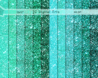 Digital Paper Aqua | Etsy