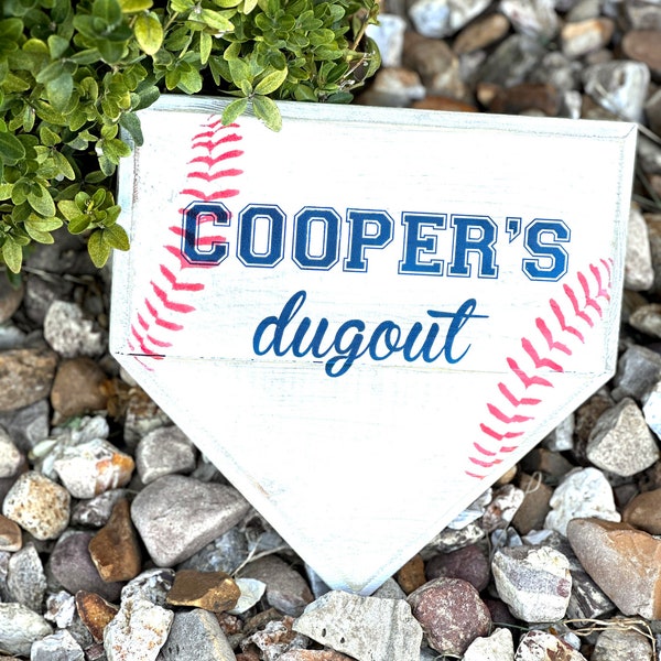 Baseball Dugout Sign - Etsy