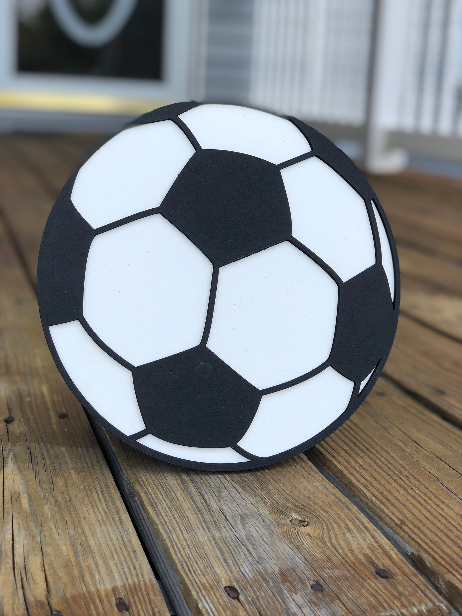 10 Soccer Ball Sign Soccer Sign Laser Cut Soccer Sign - Etsy