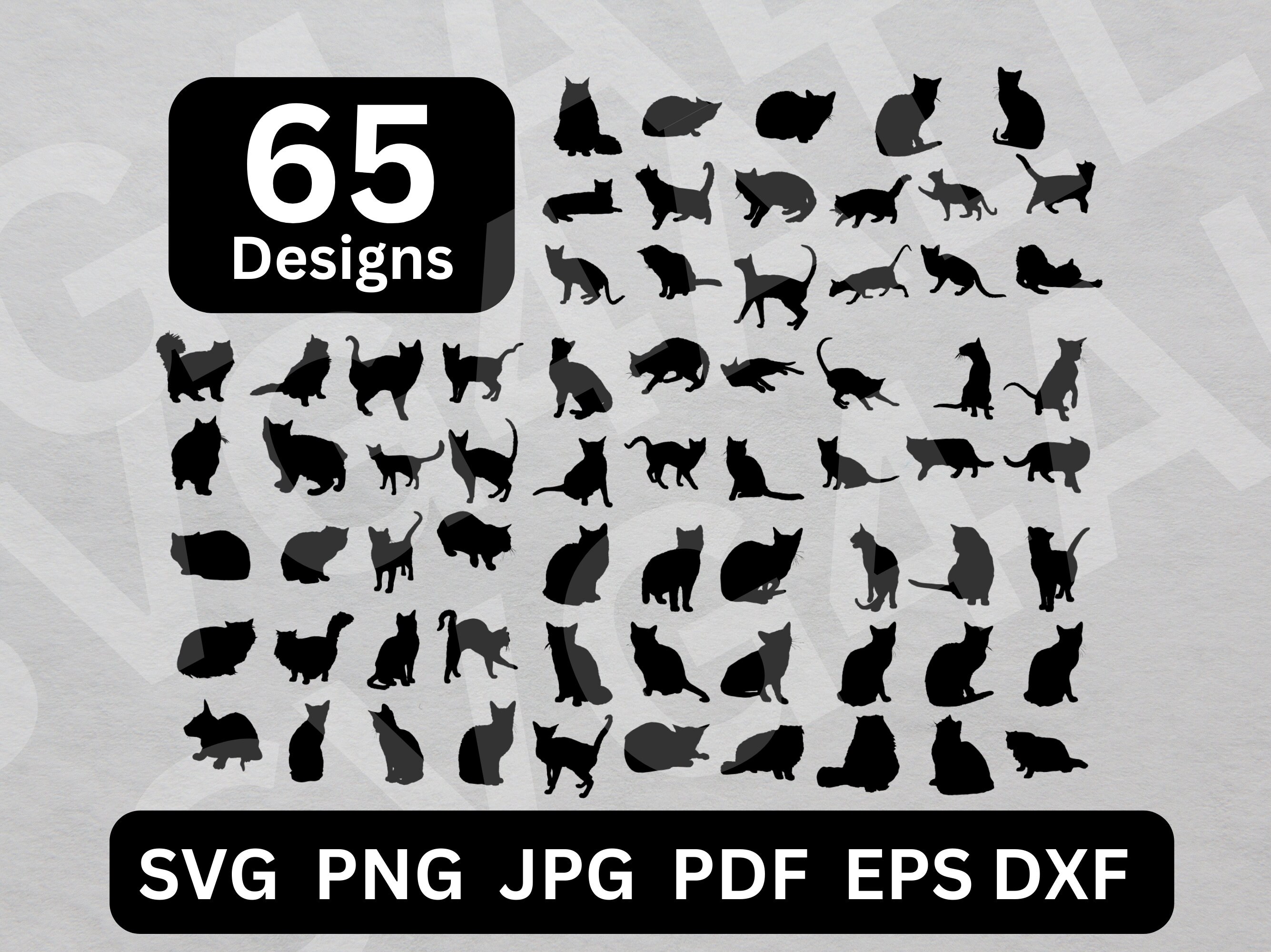 Cat SVG Cat Svg Bundle Cat PNG Cat Clipart Cat Cut File - Etsy