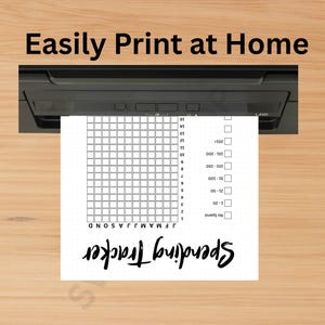 Spending Tracker Printable Sheet - Spending Log - Expense Tracker ...