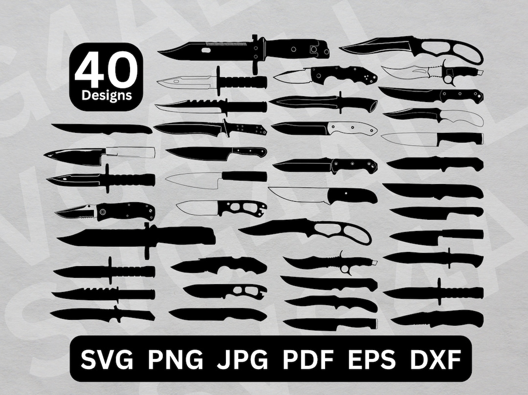 Knife Svg, Knife Vector Svg, Kitchen Knife Svg File, Knife Svg Images ...