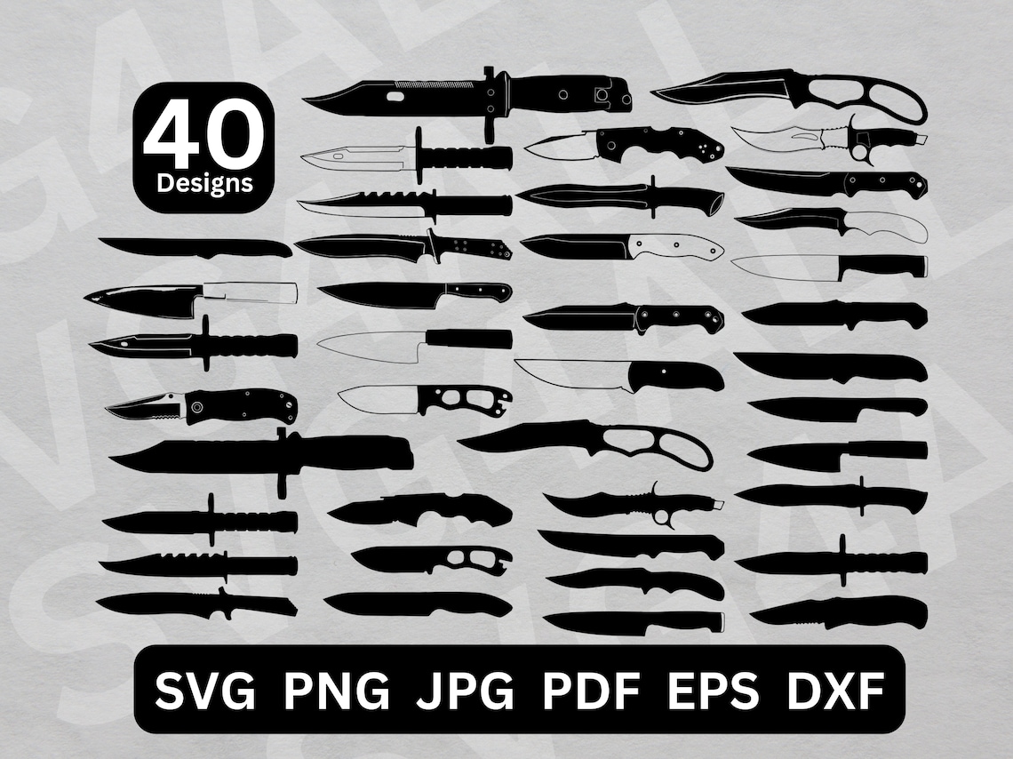Knife Svg, Knife Vector Svg, Kitchen Knife Svg File, Knife Svg Images ...