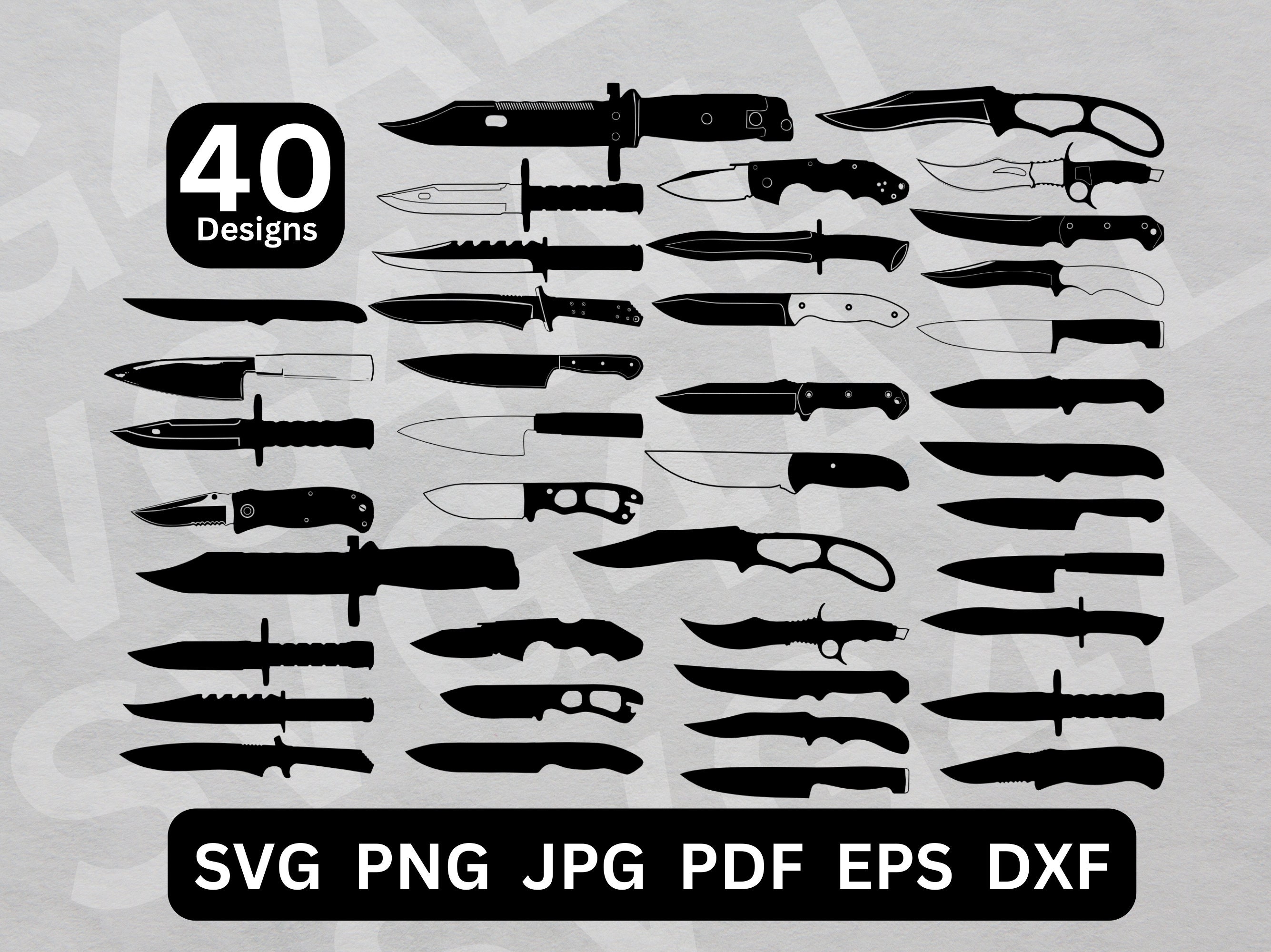 Knife Svg, Knife Vector Svg, Kitchen Knife Svg File, Knife Svg Images ...