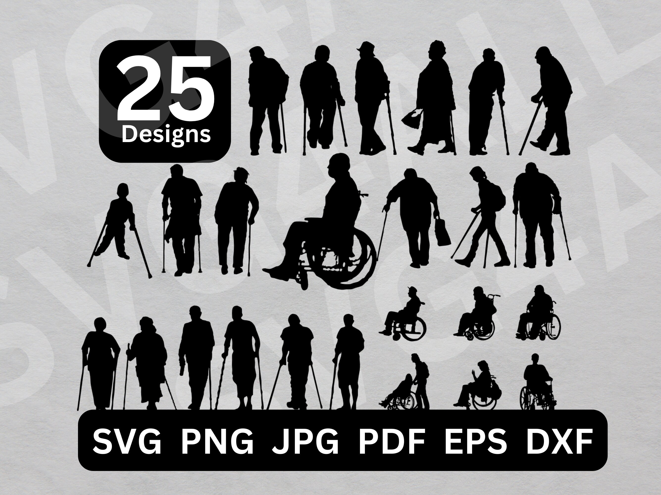 Disabled People Svg Disabled People Vector Disabled Svg - Etsy Canada