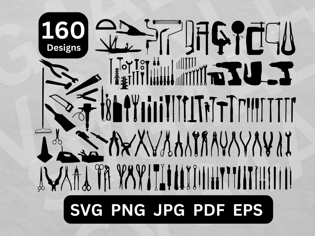 Tools Svg, Carpenter Svg, Craft Tools Svg, Hammer Svg, Handyman Svg ...