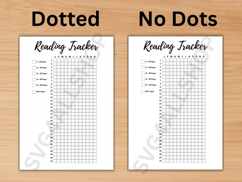 Daily Reading Tracker Printable - Reading Log - Read Tracker - Reading ...