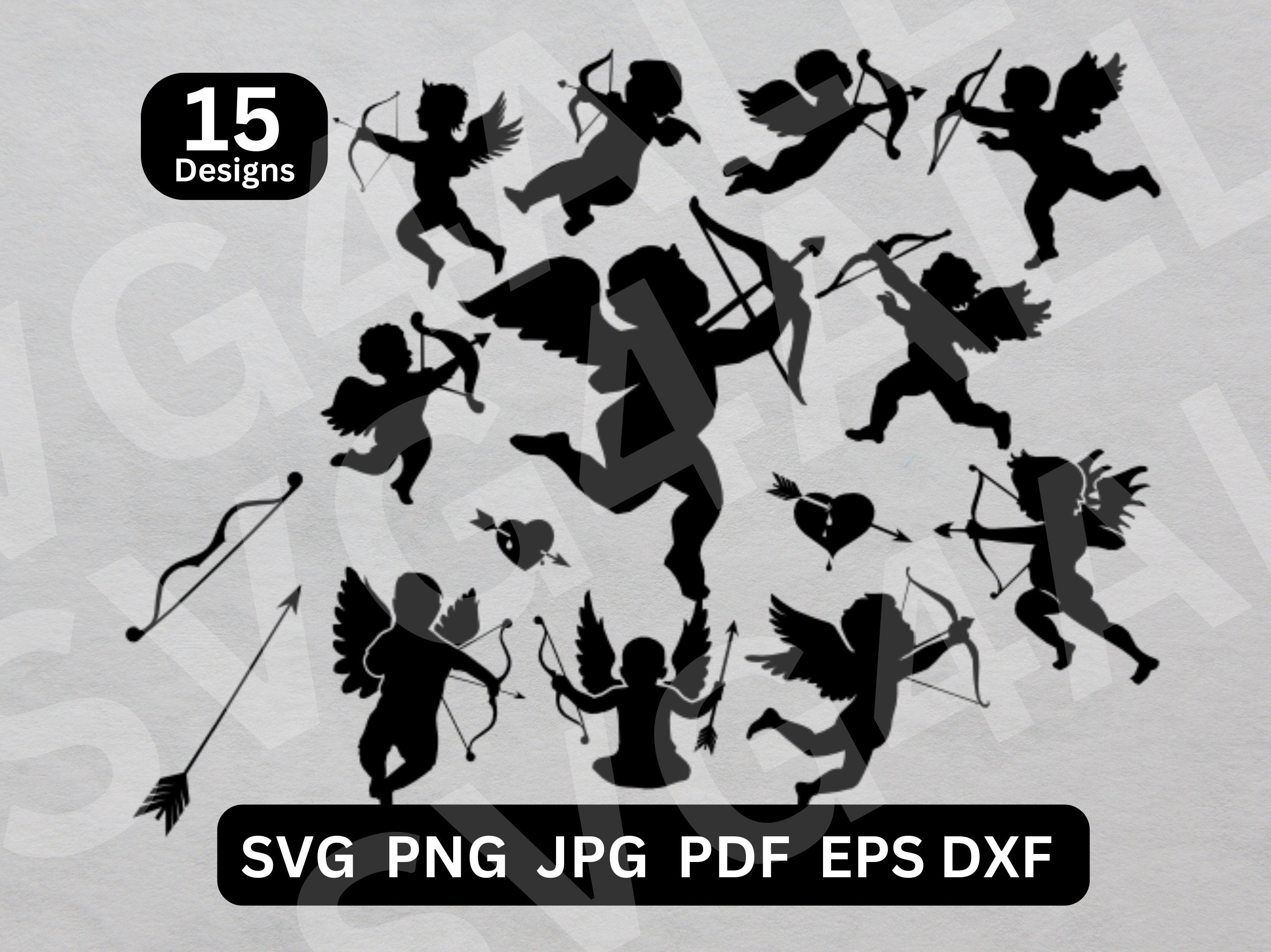 Cupid Svg, Boy Valentine Svg, Cupid Clipart, Cupid Cut File, Cupid ...