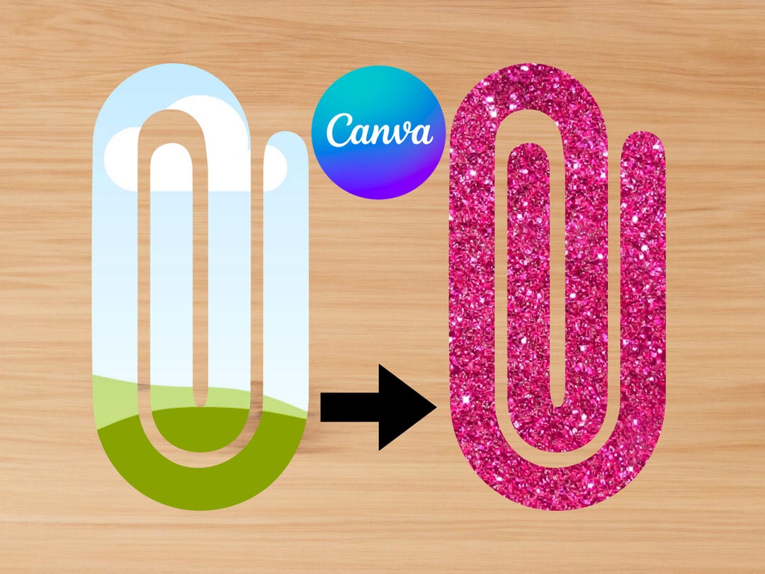 Jumbo Paper Clip Template | Canva Paperclip Template | Sublimation SVG ...
