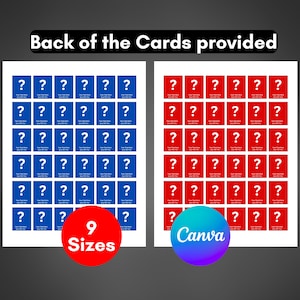 Guess Who Template Canva, Custom Guess Who, Guess Who Cards, Make Your ...