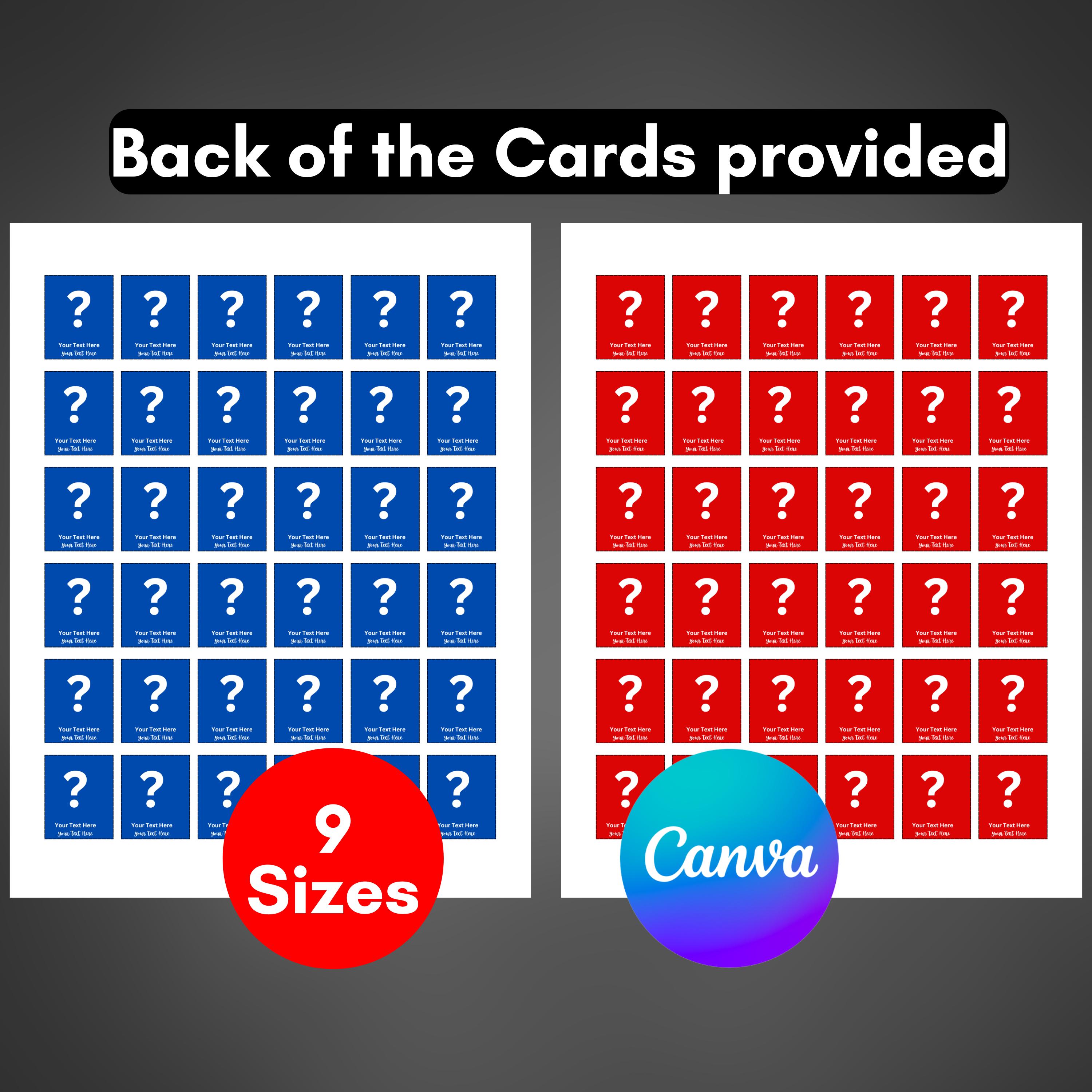 Guess Who Template Canva, Custom Guess Who, Guess Who Cards, Make Your ...
