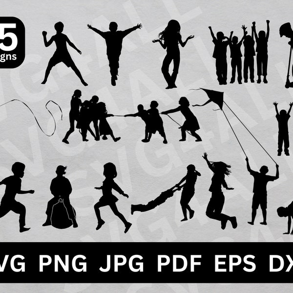 Children Playing Art - Etsy