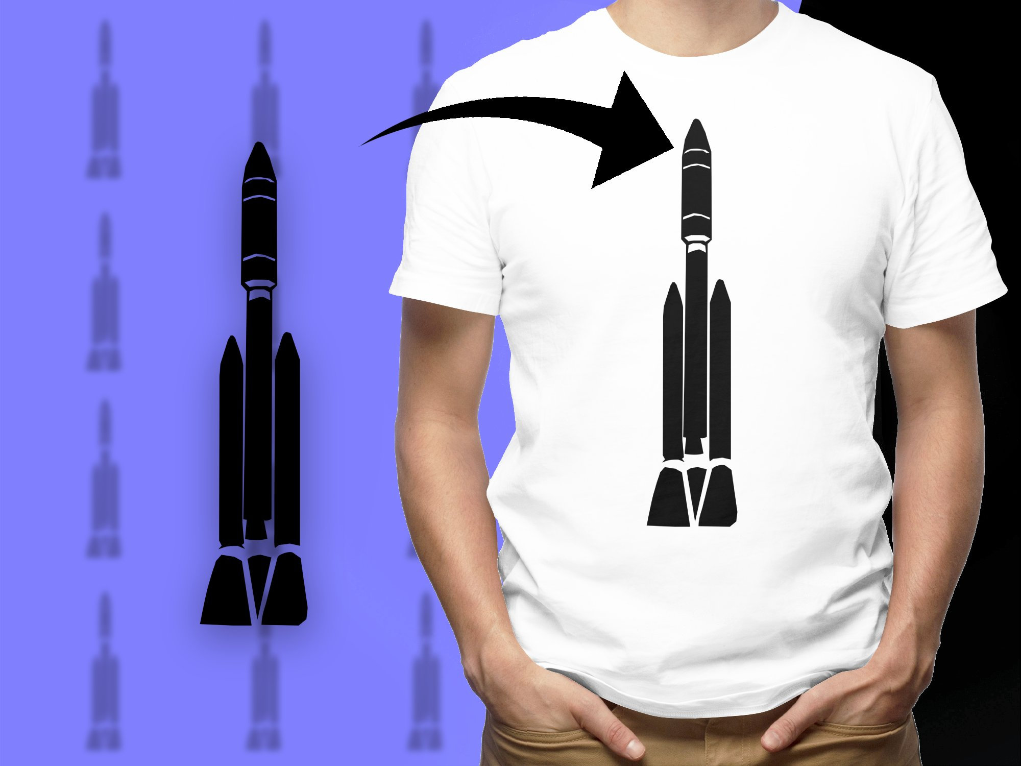 Spacecraft Clipart Bundle, Rocket SVG Files, Spaceship Silhouettes ...