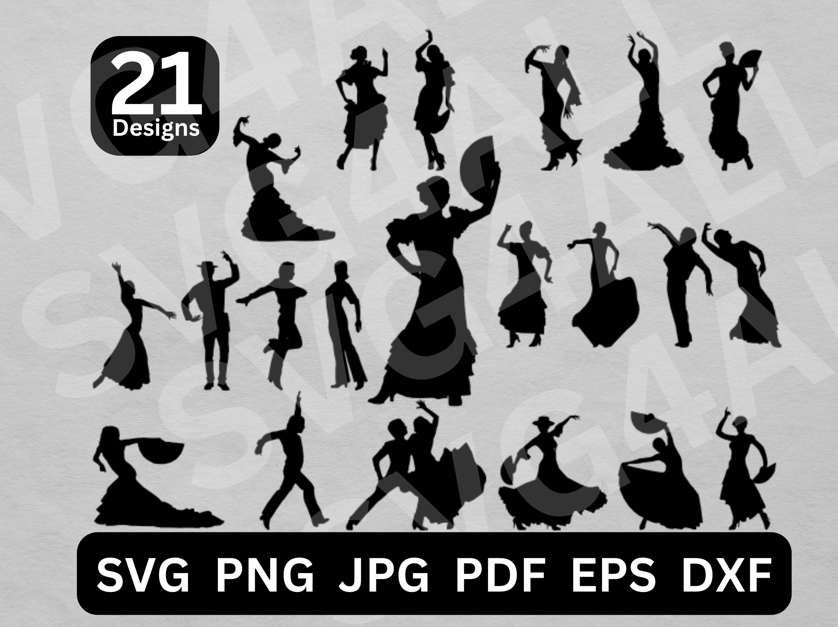 Flamenco Dancer SVG, Flamenco Dancer Png, Flamenco Dancer Cricut ...