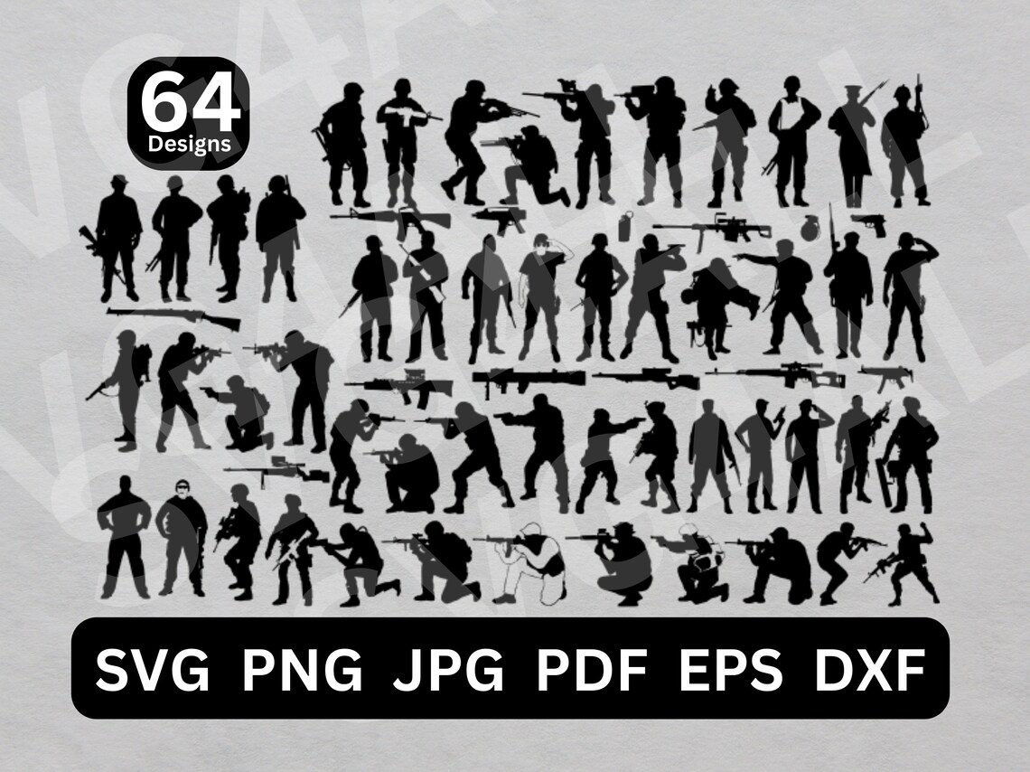 Soldier SVG, Soldier SVG File, Soldier Cut File, Soldier Clipart ...
