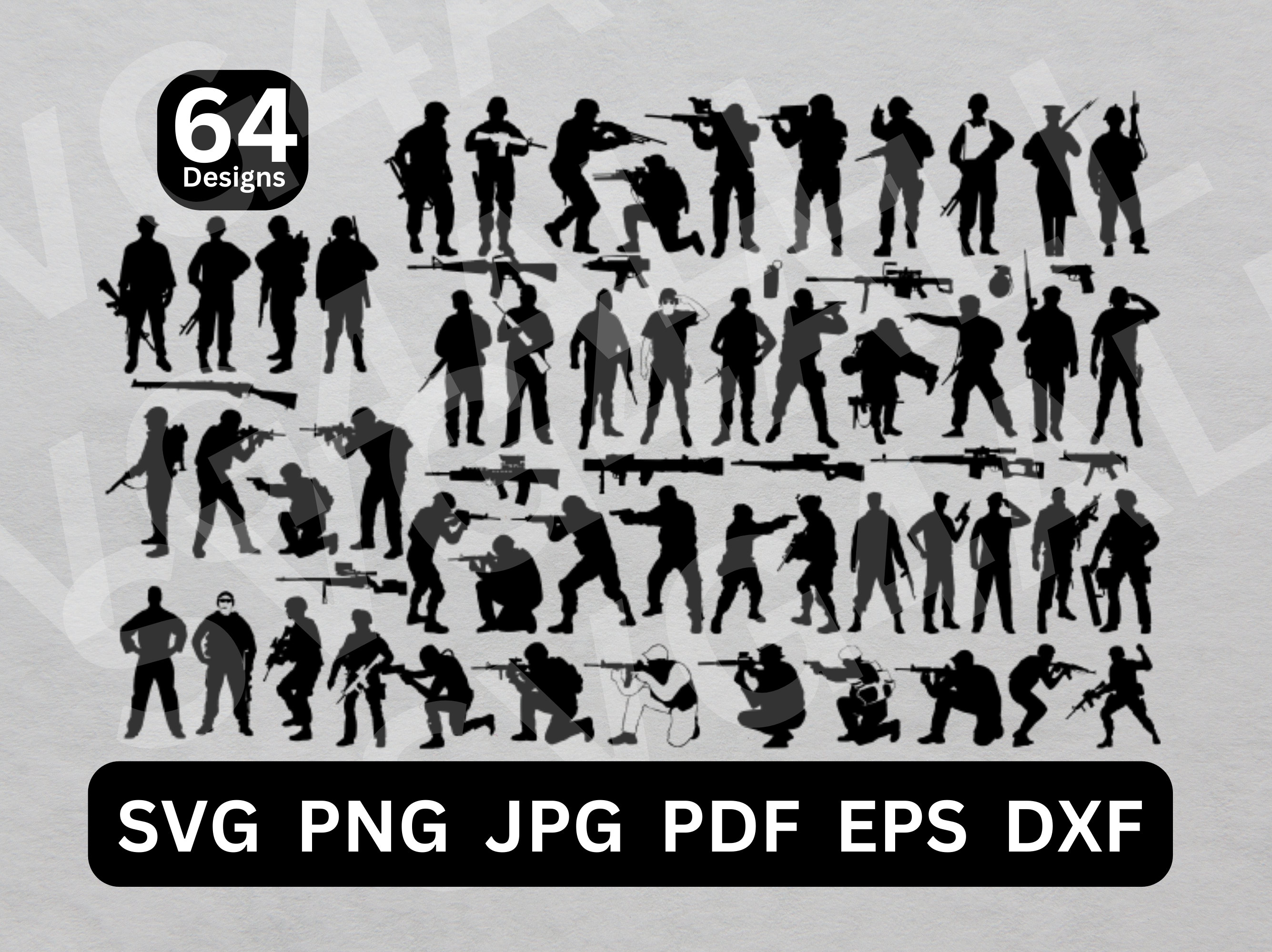 Soldier SVG, Soldier SVG File, Soldier Cut File, Soldier Clipart ...